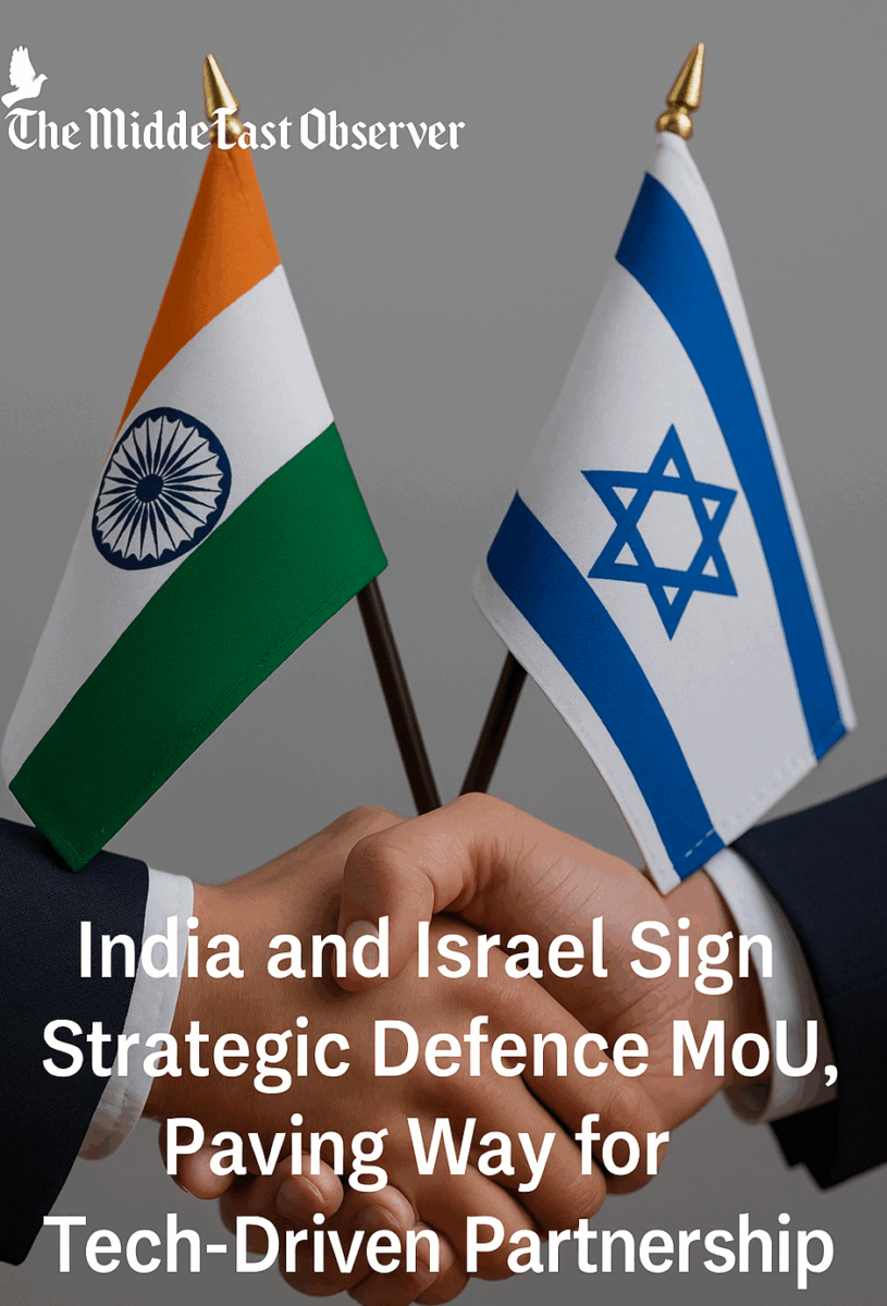 India and Israel Sign Strategic Defence MoU, Paving Way for Tech-Driven ...