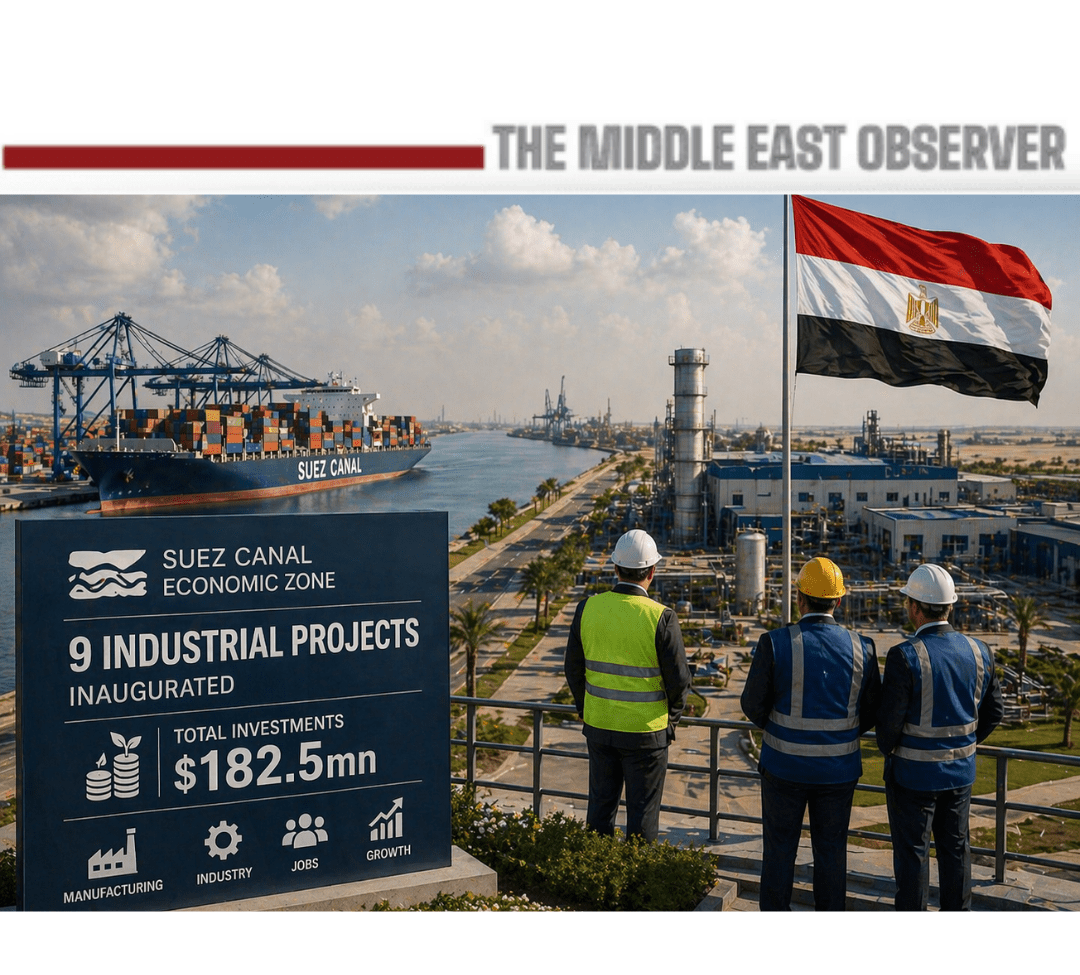 Egypt Opens 9 Industrial Projects in Suez Canal Economic Zone with $182 ...